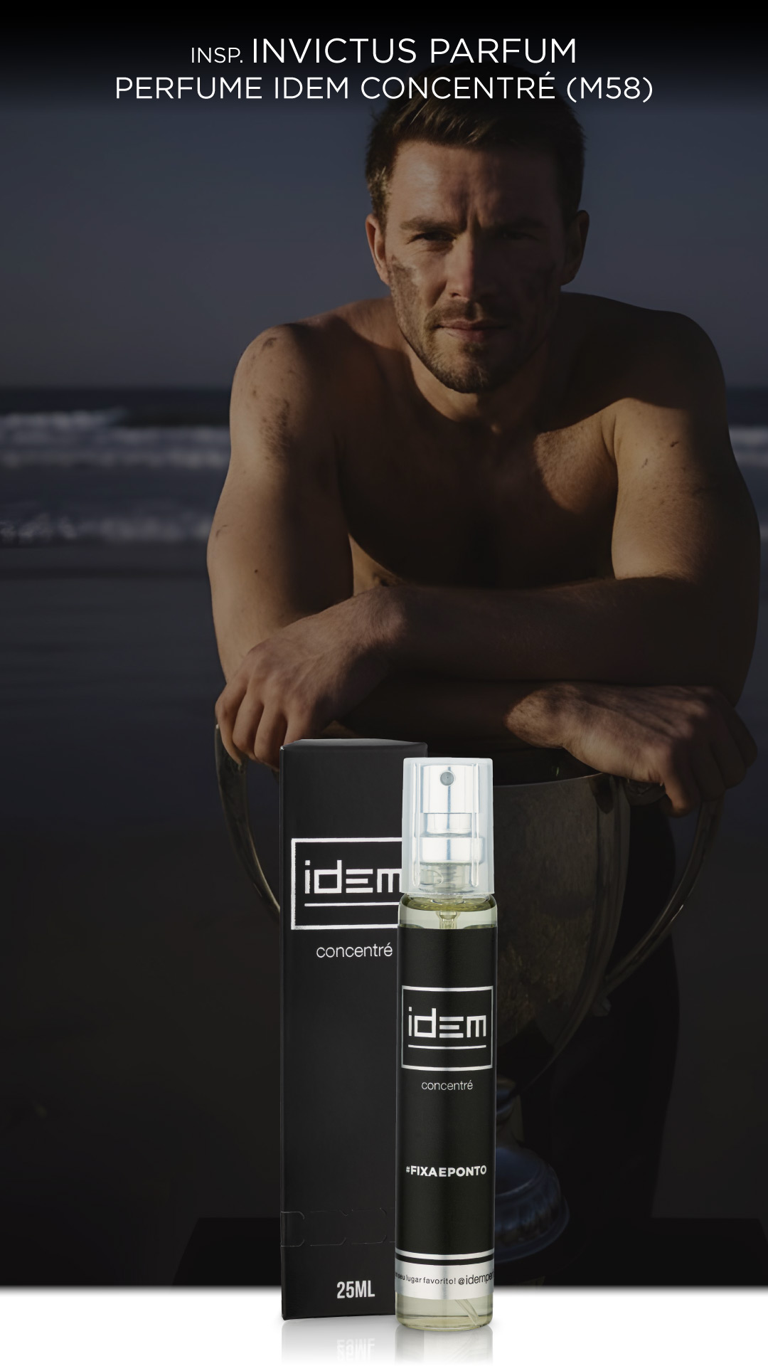 Inspirado no Invictus Parfum - Perfume Idem Concentré 25ml